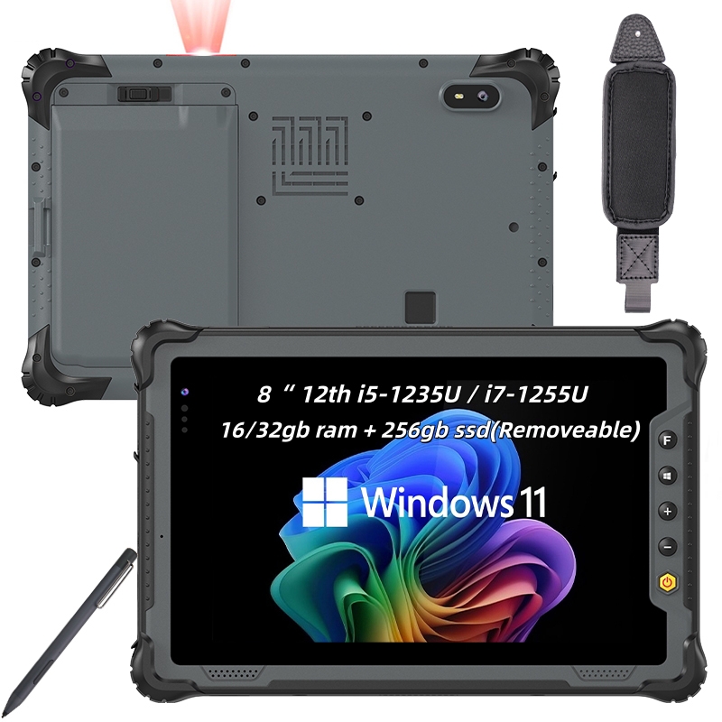 8 inch High Performance Rugged Windows Tablet GZ-MA82